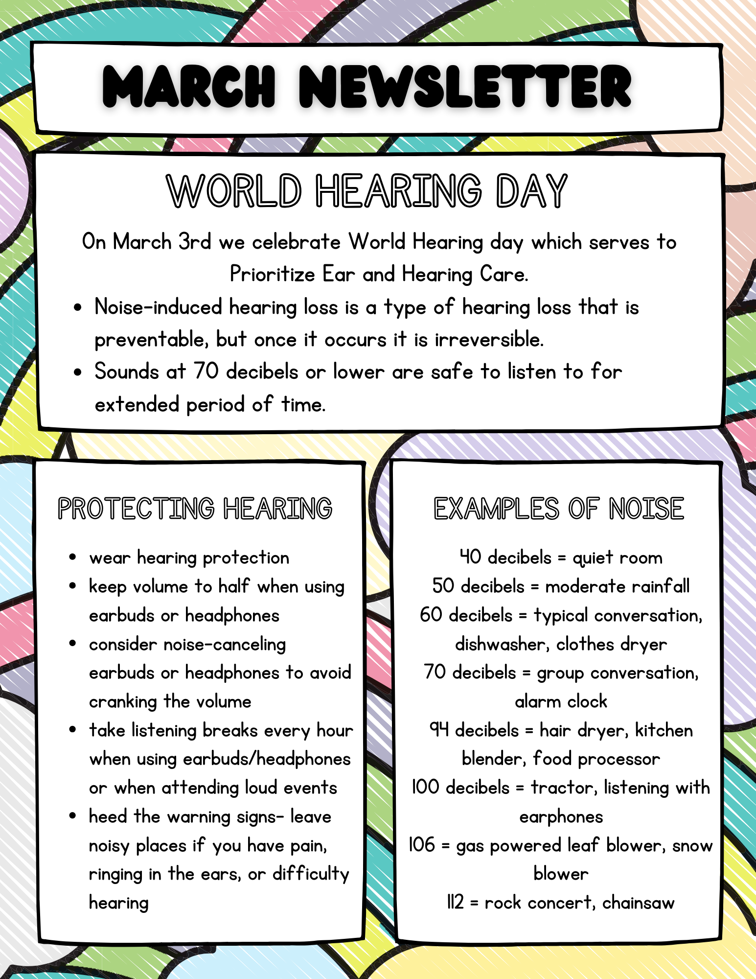 Warren Township Schools:March Newsletter